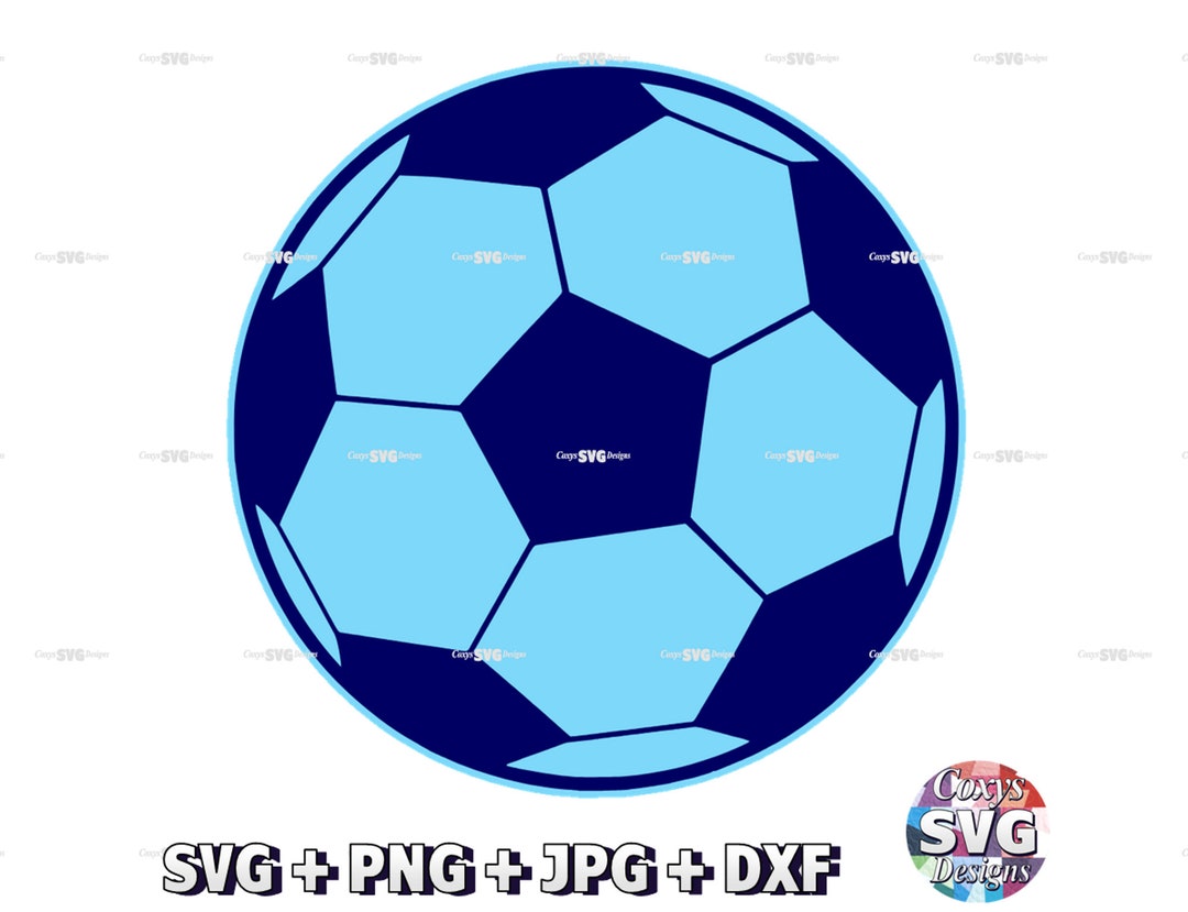 Football SVG Instant Digital Download File Layered Soccer Ball Vector ...