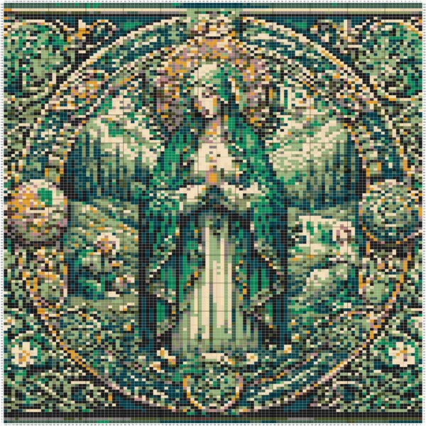 Virgin Mary Shawl - Etsy