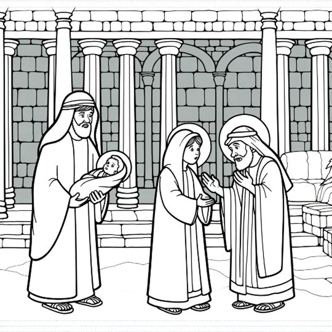 The Joyful Mysteries of the Holy Rosary - A Devotional Coloring ...