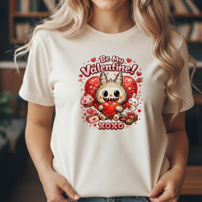 Labubu Clipart Png, Labubu Valentines Day Gift, Cute Sticker Pack ...