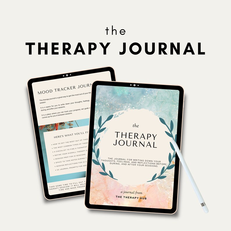 Therapy Journal - Etsy