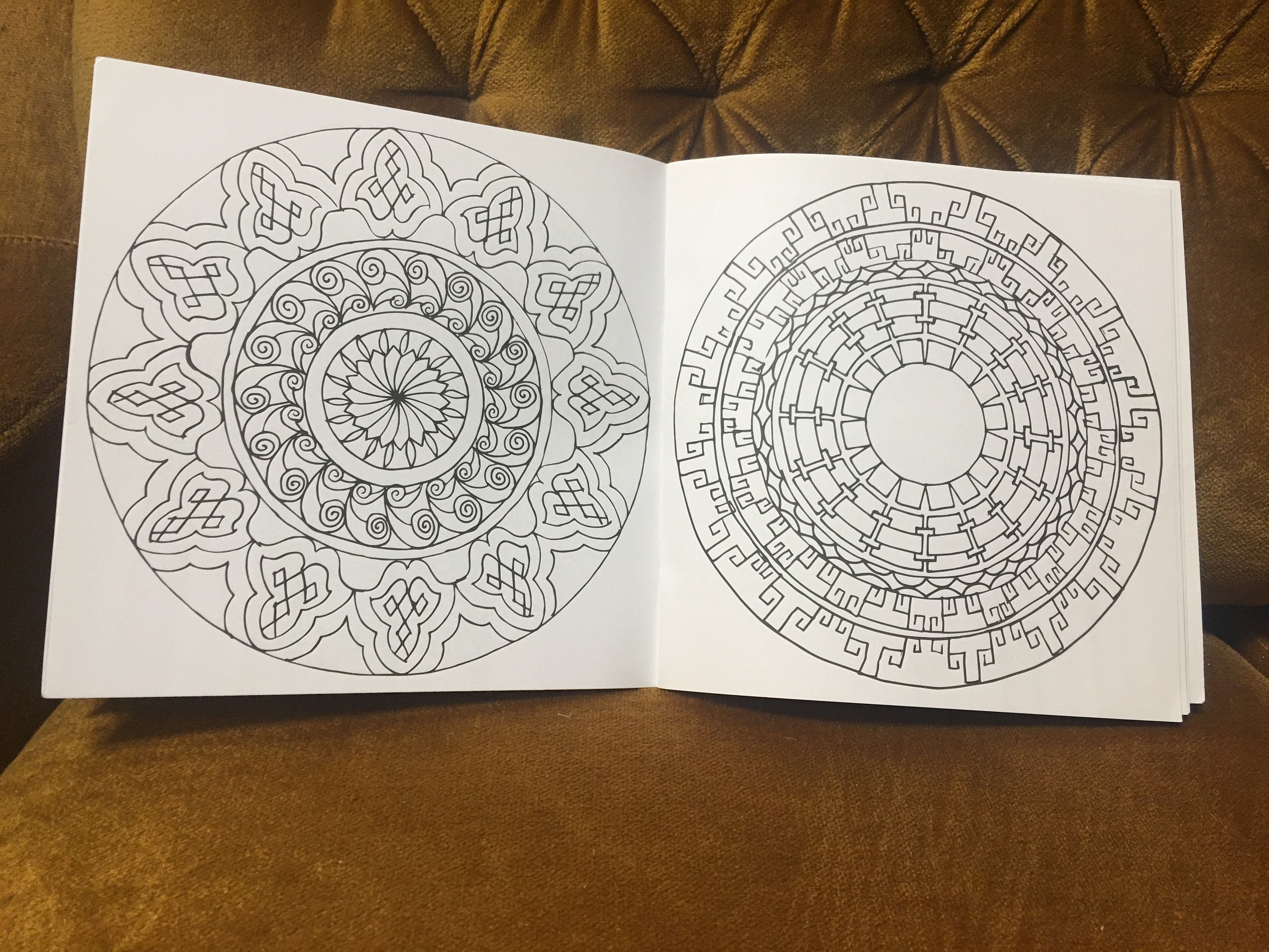 Mandala Coloring Pagesart Therapy Coloring Book, Coloring Book, Unique ...