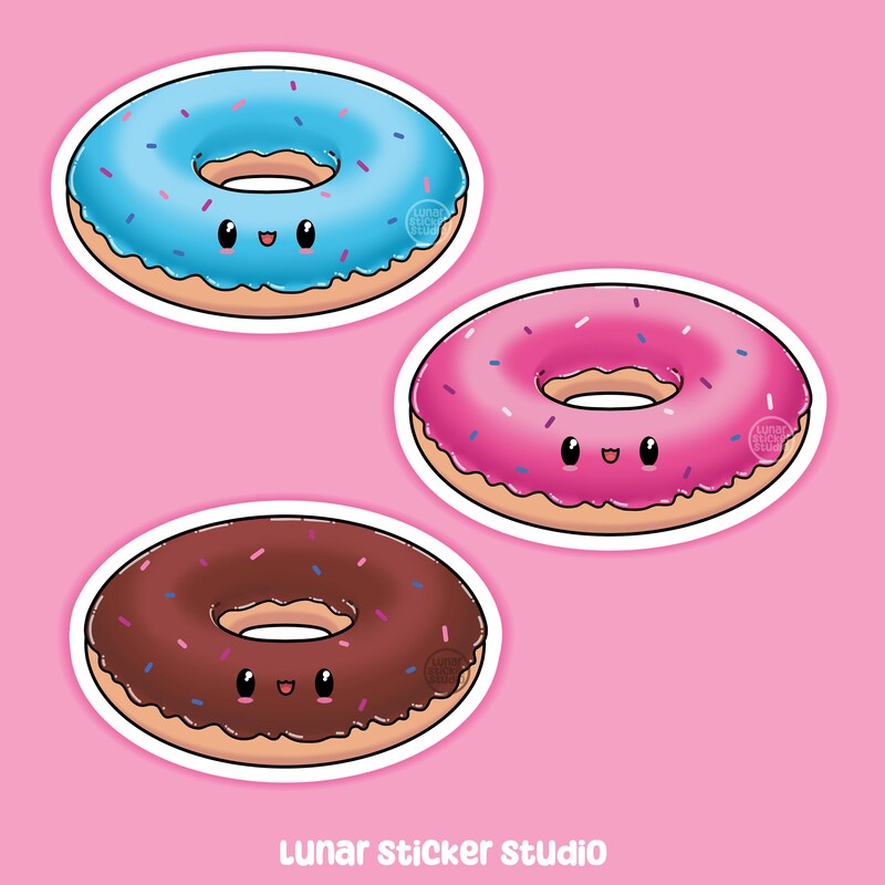 Donut Sticker - Etsy
