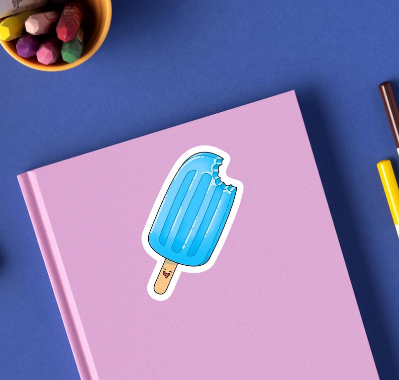 Popsicle Sticker | Cute Holographic Popsicle Sticker | Summer Sticker ...