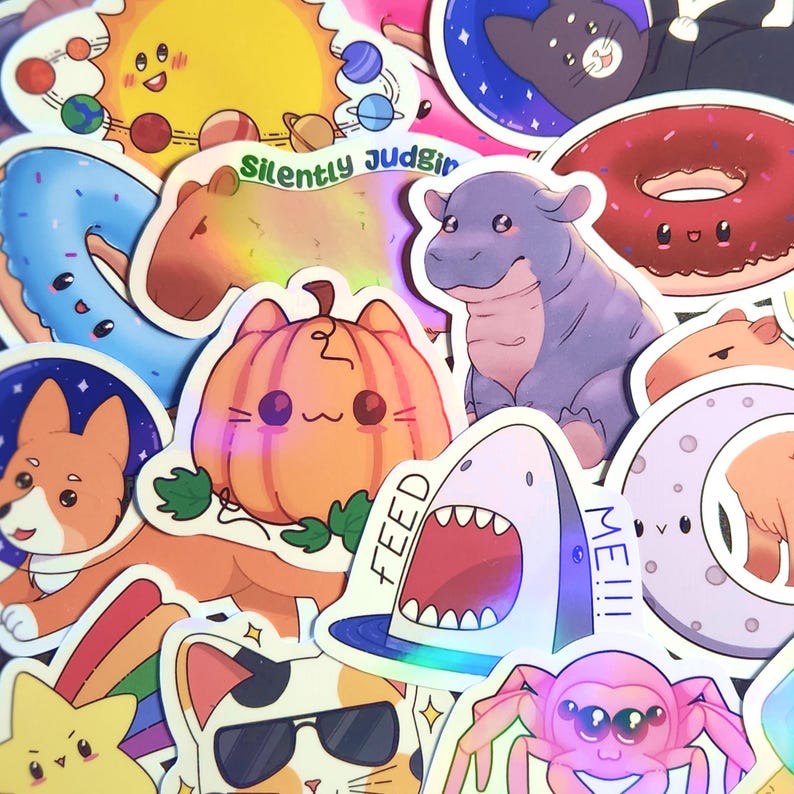 Pick Any Stickers | Custom Sticker Pack | Sticker Pack | Sticker Bundle ...