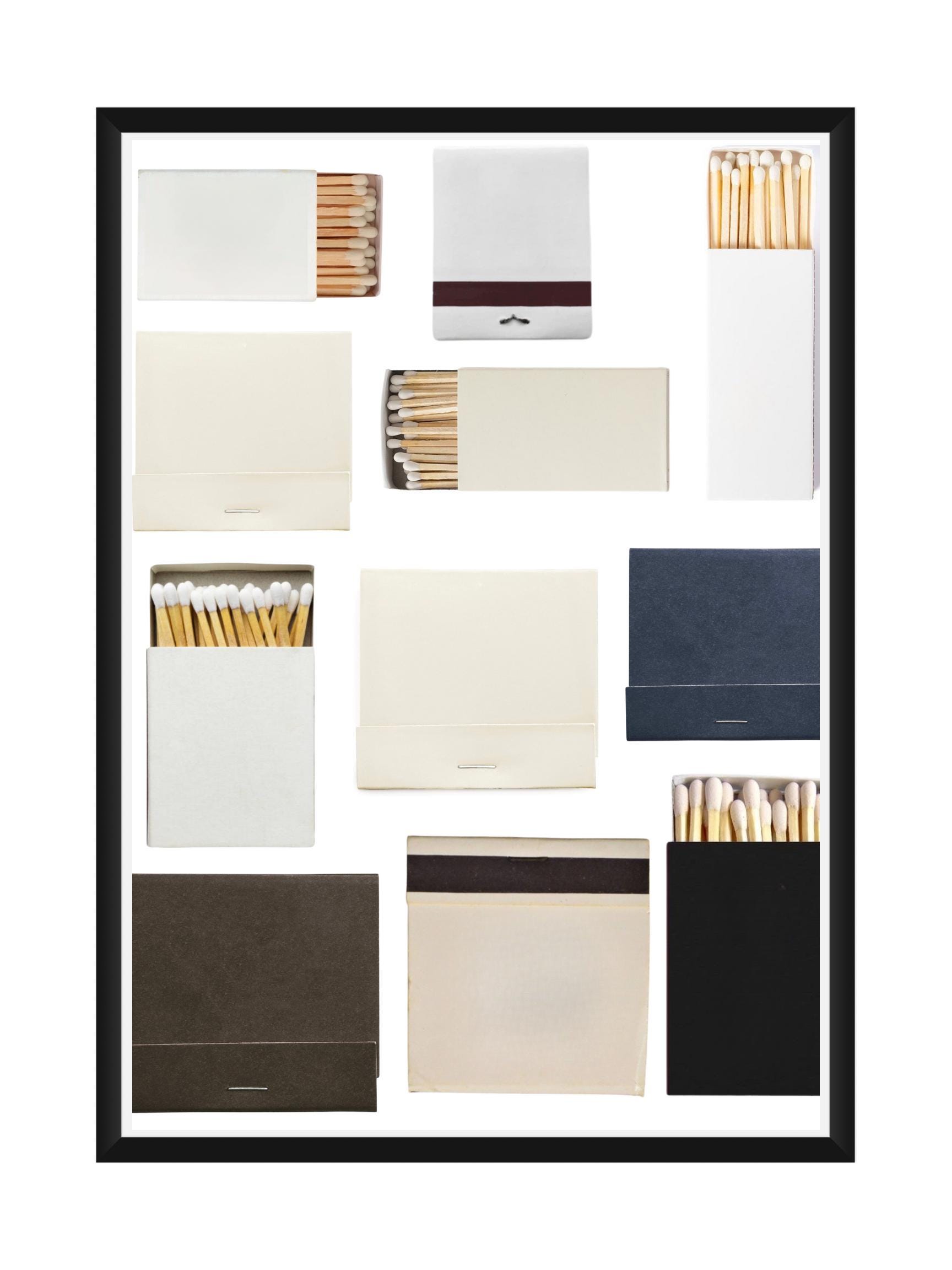 Matchbox Poster Template - Digital Download -blank Matchbox Template ...