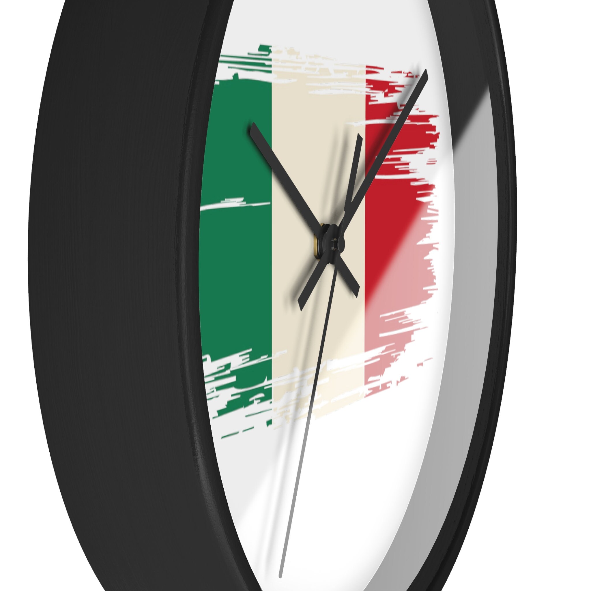 Italy Flag Wall Clock, Italia Flag Wall Clock, Italian Flag Home Decor ...