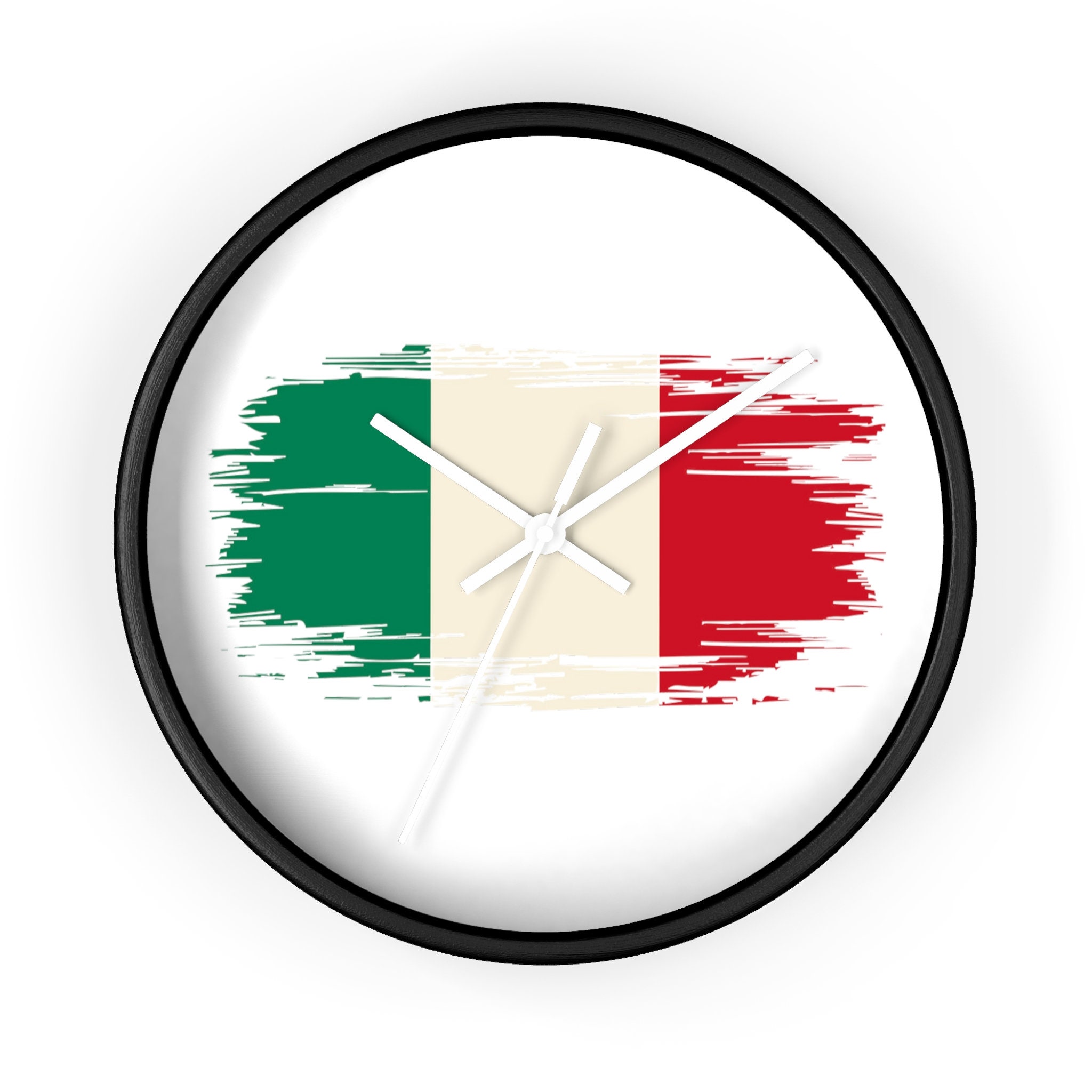 Italy Flag Wall Clock, Italia Flag Wall Clock, Italian Flag Home Decor ...