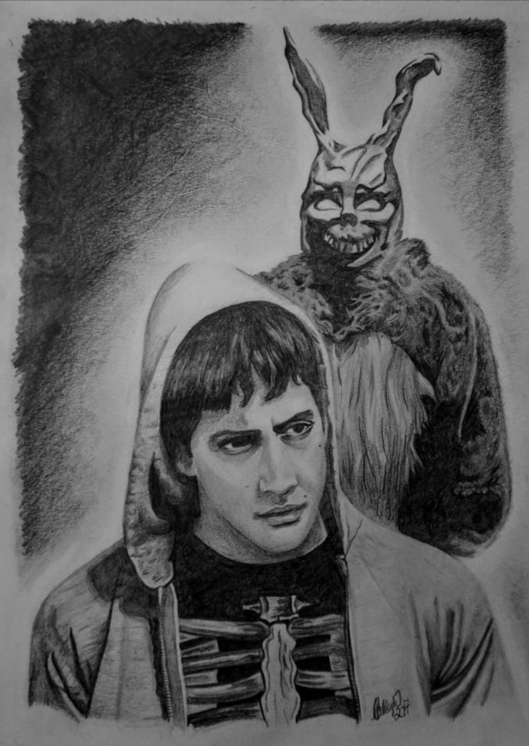 Donnie Darko. Jake Gyllenhaal, Original Pencil Drawing A4 Print - Etsy