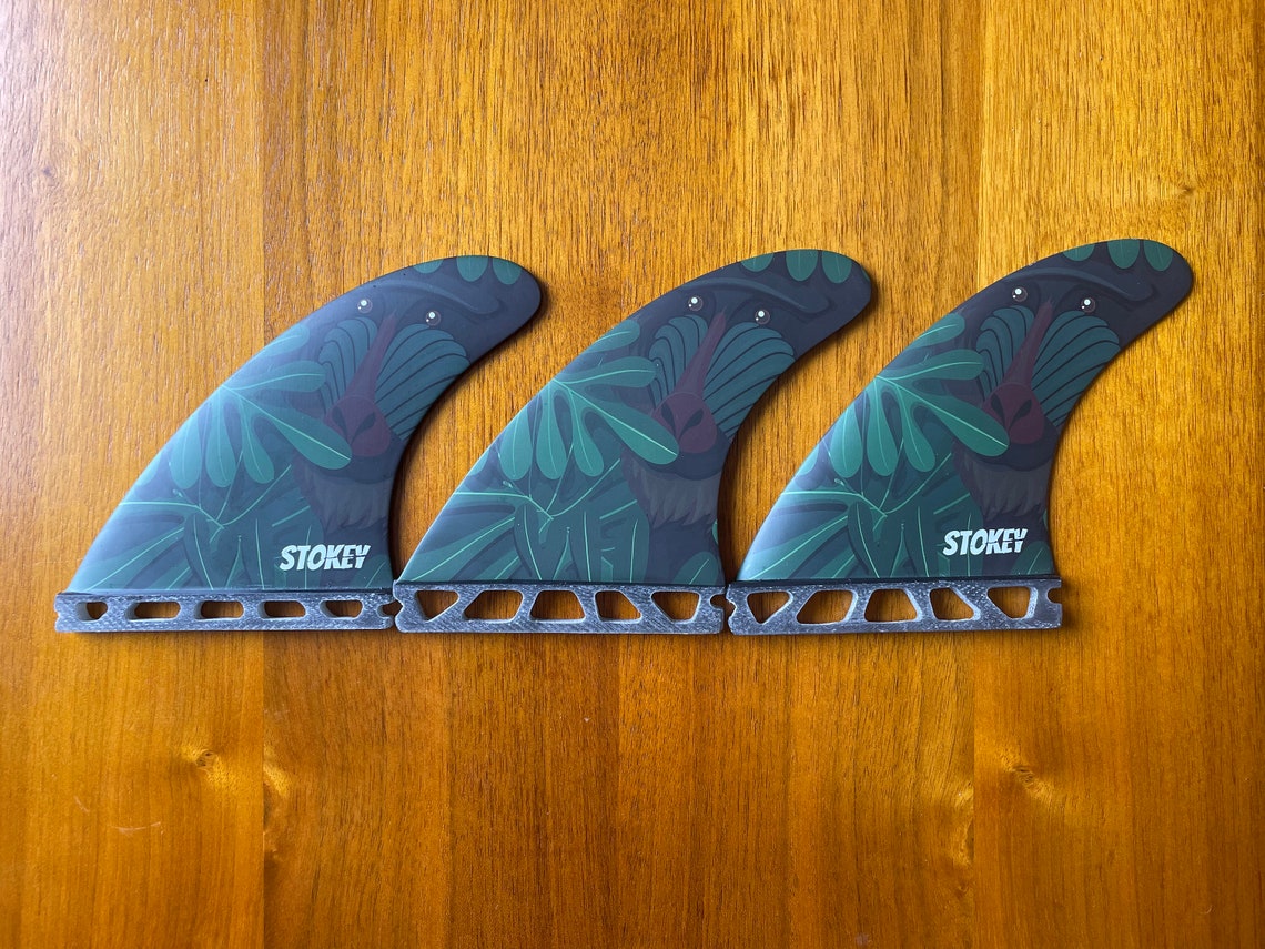 Surf Fins | Futures Thruster 3-fin Set | Honeycomb Core | Classic G5 ...
