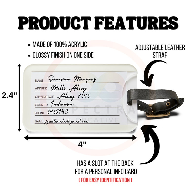 Modern Religious Luggage Tags, Jesus Design Backpack Bag Tag, Traveler ...