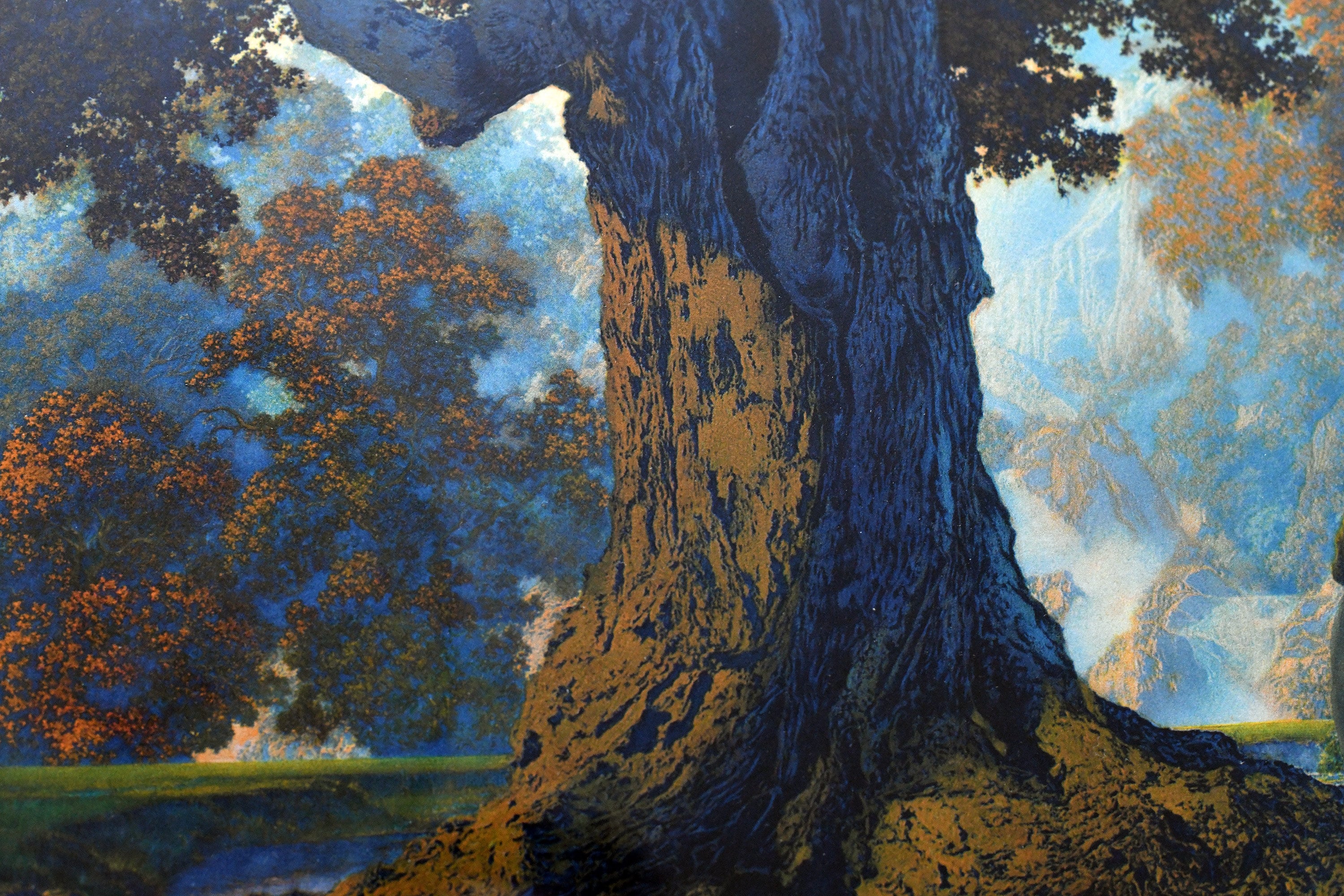 Original Maxfield Parrish Print Dreaming 1928 - Etsy