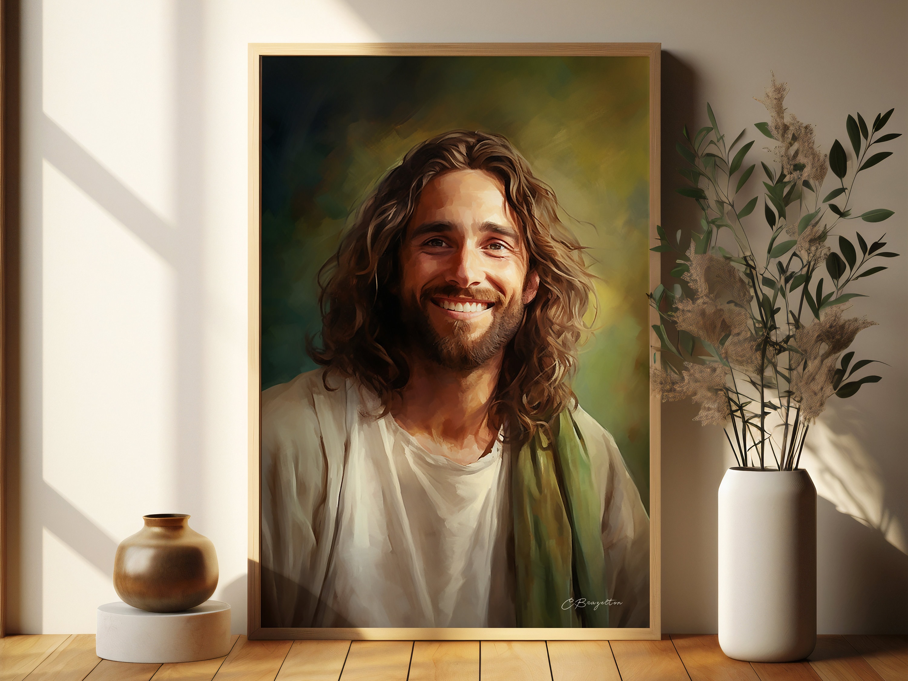 Our Strength Digital Download Bible Art Christian Art Jesus Painting ...