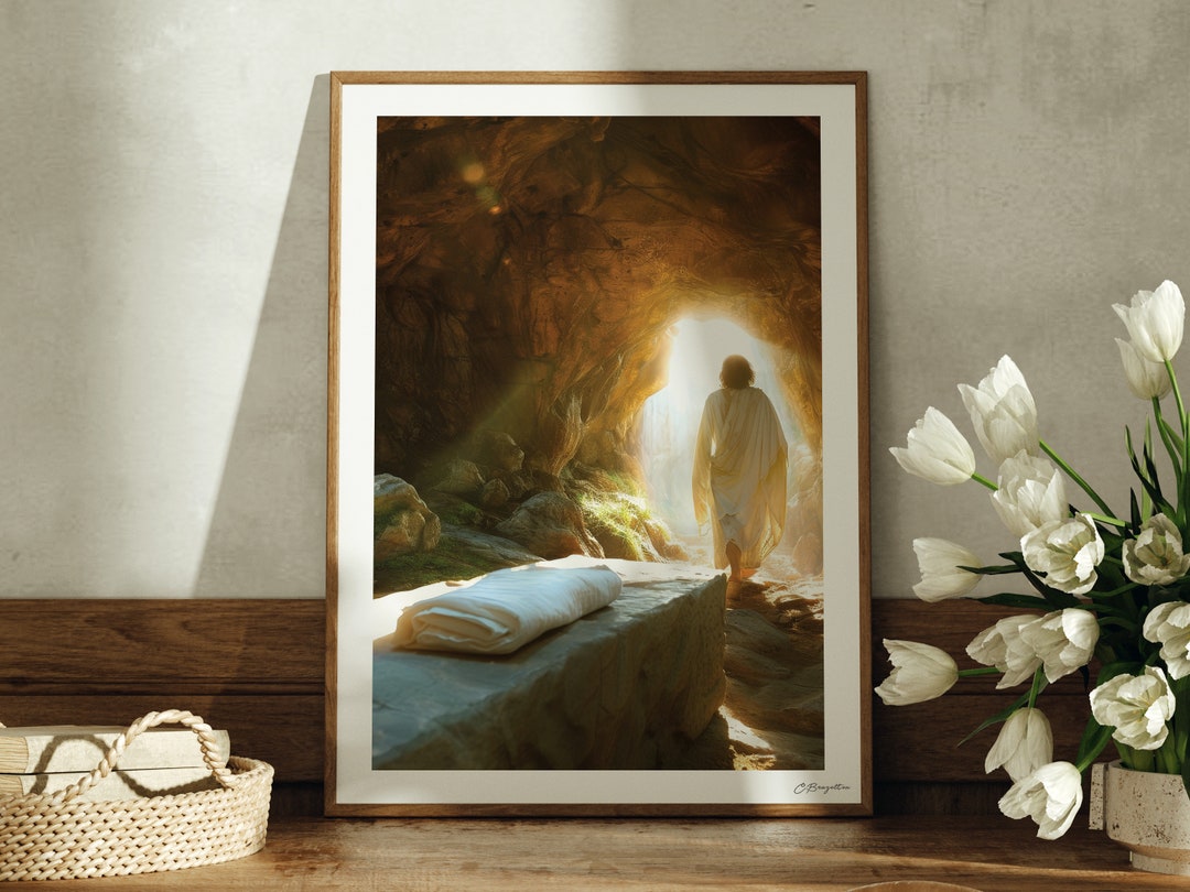 Victory in Jesus "coming Back" Variant | Handmade Fine Art Print ...