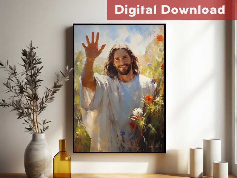 Well Done Christian Art Bible Art Jesus Art Digital Download Painted ...