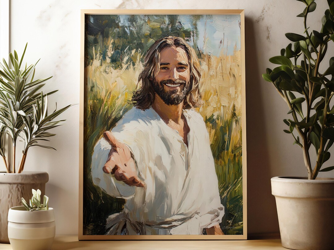 Come Follow Me #3 | Digital Download | Christian Bible Art | Jesus ...