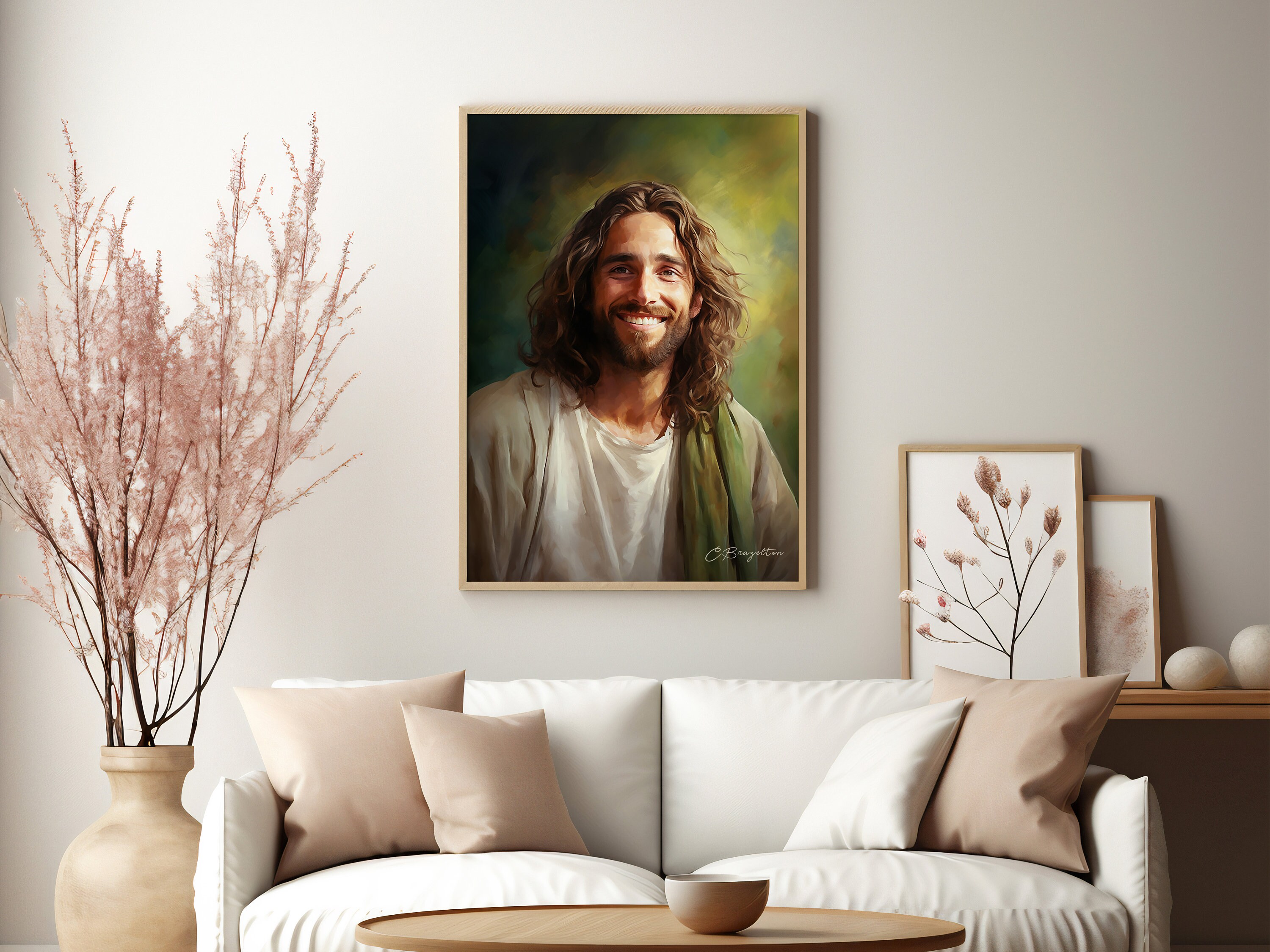Our Strength Digital Download Bible Art Christian Art Jesus Painting ...