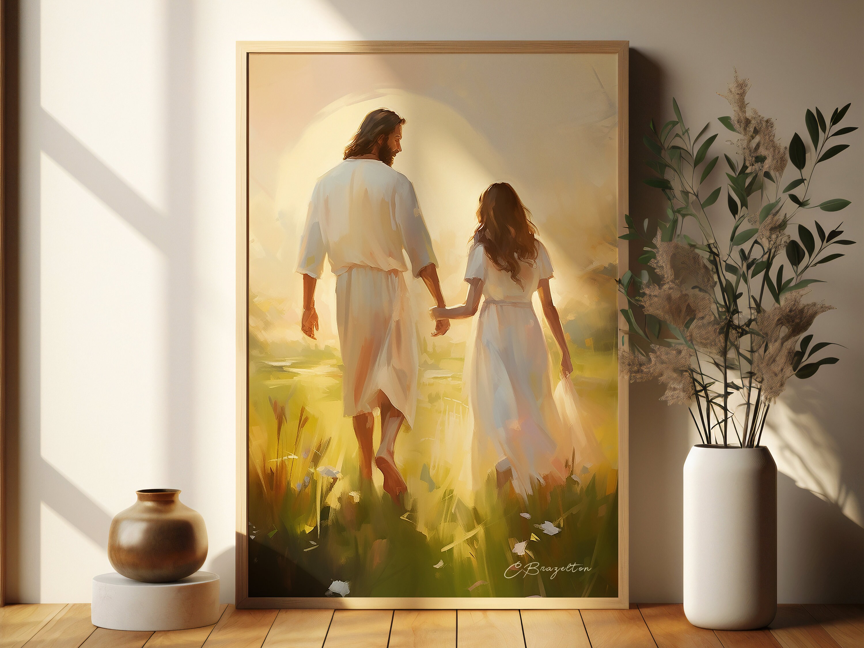 Come Follow Me | Digital Download | Jesus Christ Walking With Girl ...