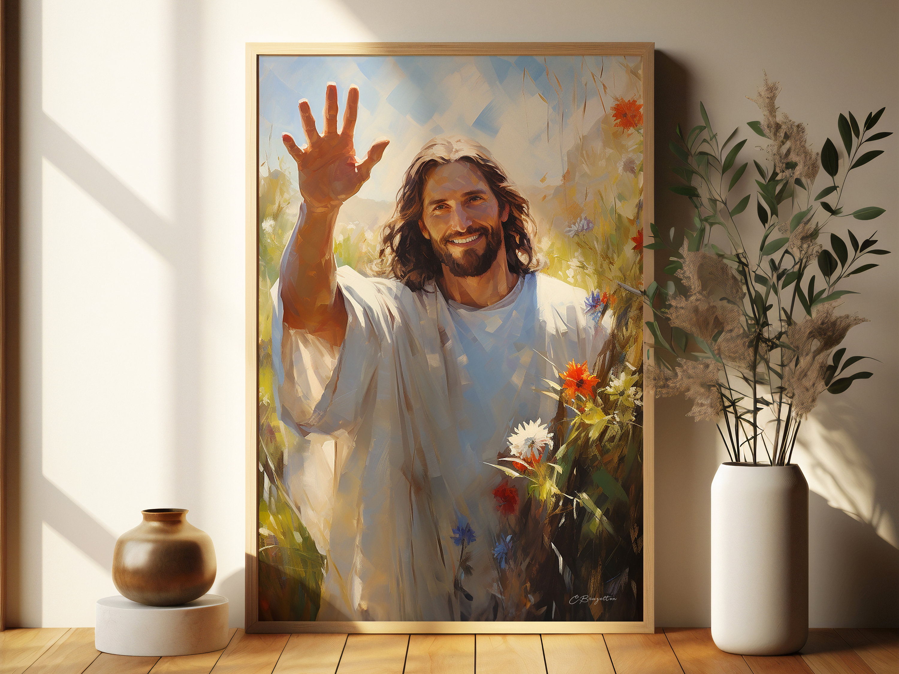 Well Done Christian Art Bible Art Jesus Art Digital Download Painted ...
