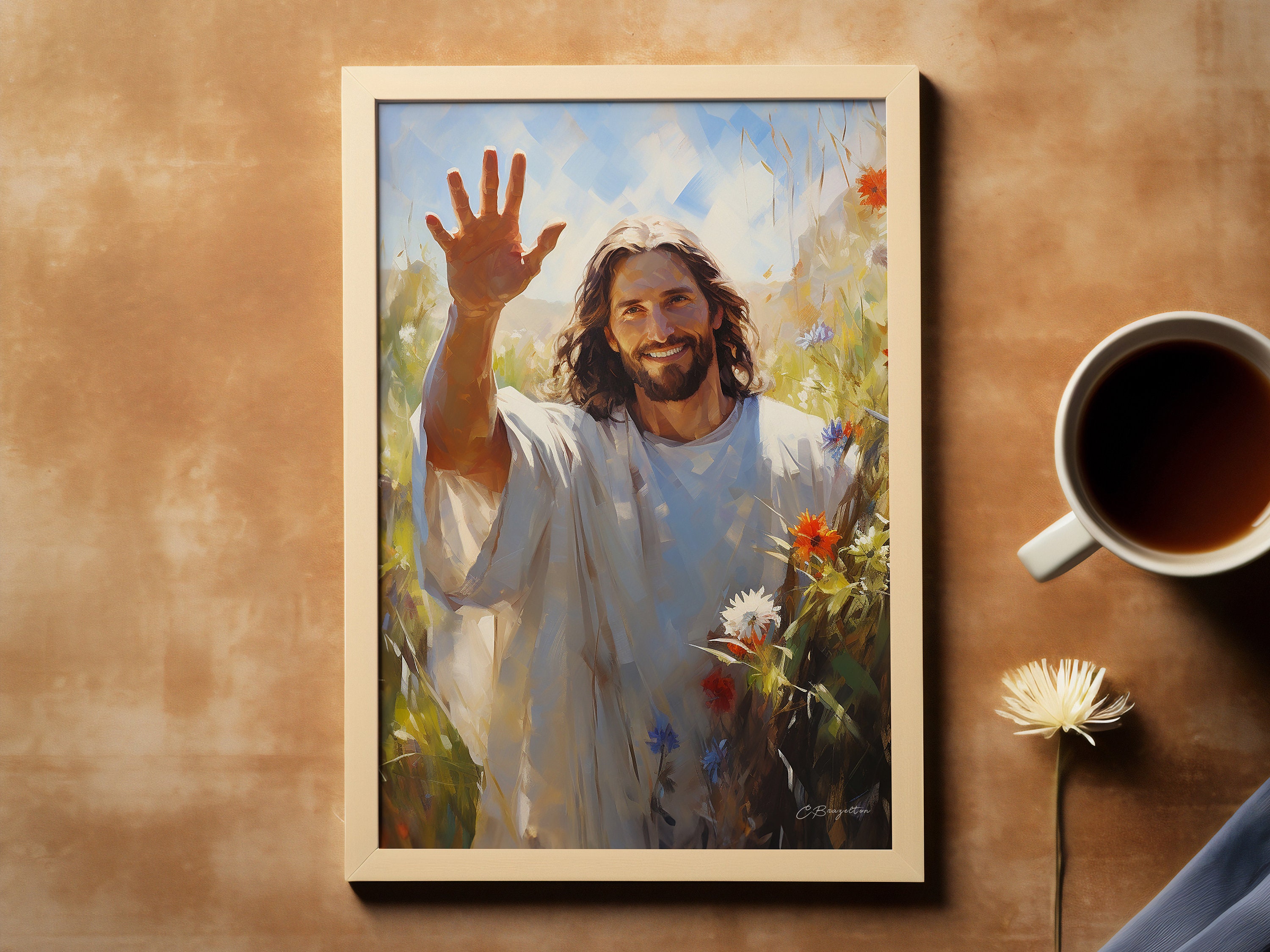Well Done Christian Art Bible Art Jesus Art Digital Download Painted ...