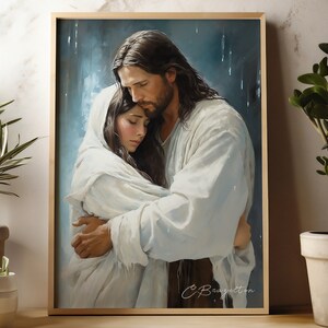 Comfort in the Cold | Digital Download | Jesus Christ Comforting ...