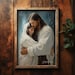 Comfort in the Cold Digital Download Jesus Christ Comforting Bible Art ...