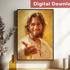 Come Follow Me #2 | Digital Download | Jesus Christ Portrait | Bible ...