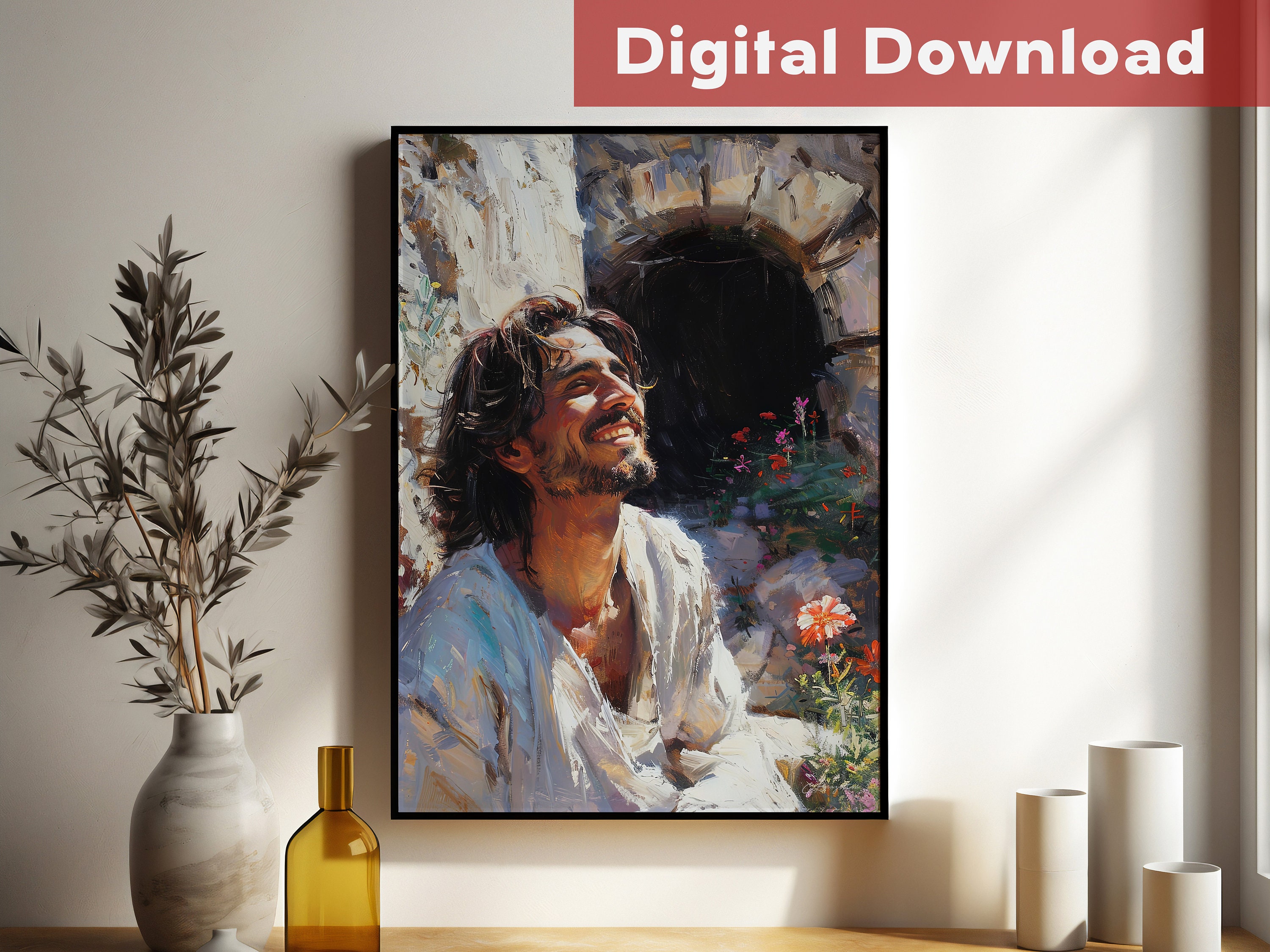 My Savior Lives | Digital Download | Risen Christ | Resurrected Christ ...