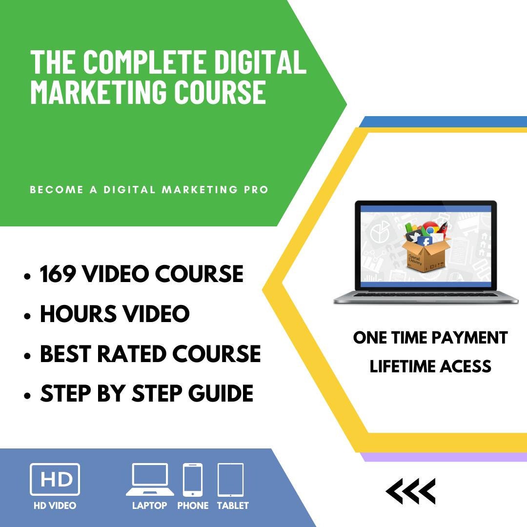 The Complete Digital Marketing Course 12 Courses in 1 Become a Digital ...