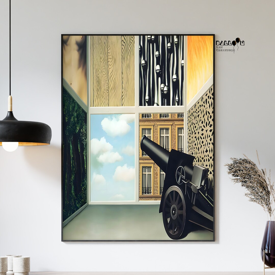 Rene Magritte, on the Threshold of Liberty, 1930, Magritte Poster ...