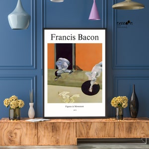Francis Bacon, Figures in Movement, 1973, Francis Bacon Print, Modern ...