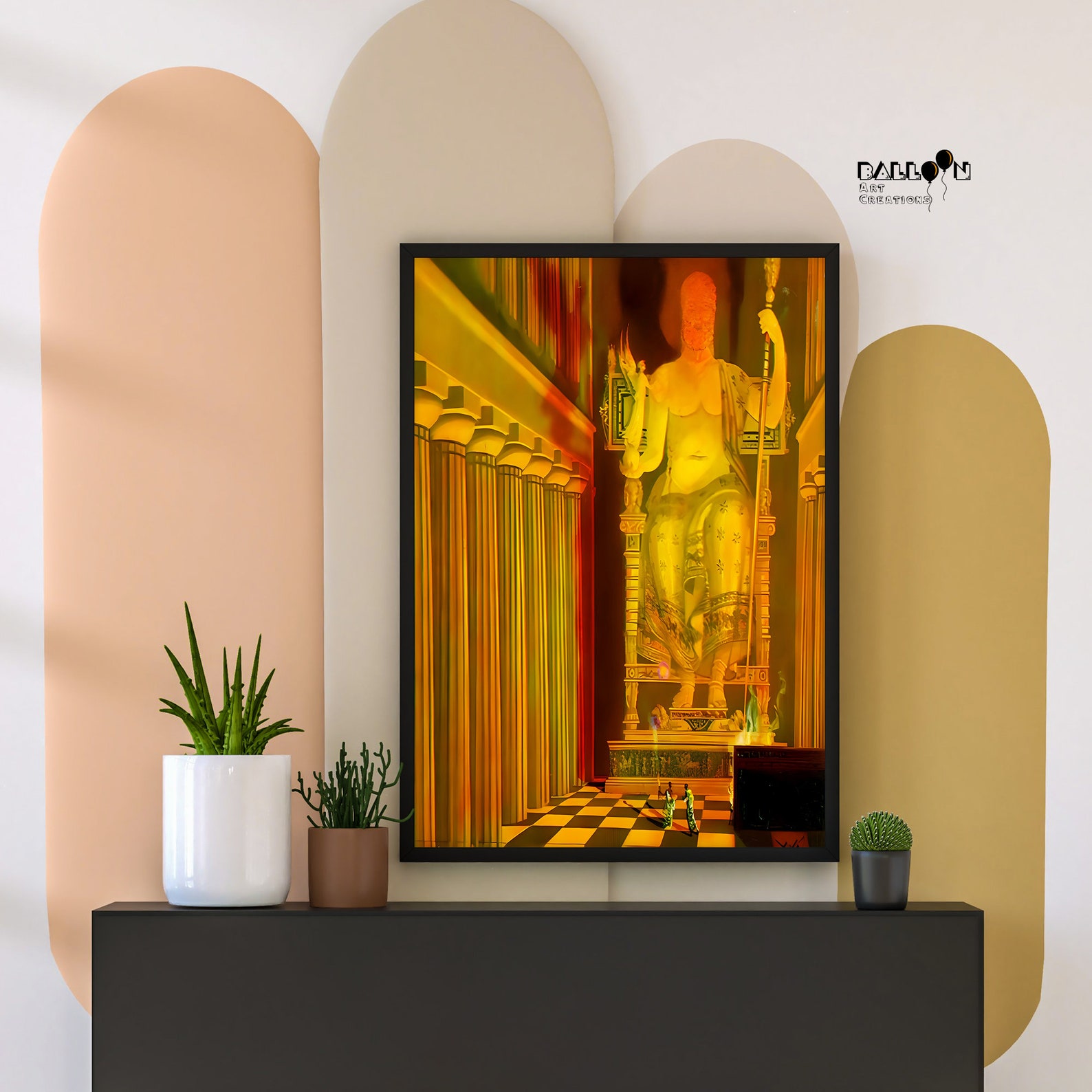 Salvador Dali, Statue of Olympic Zeus, 1954, Salvador Dali Poster ...