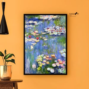 Claude Monet, Water Lilies, 1916, Monet Wall Art, Impressionist Art ...