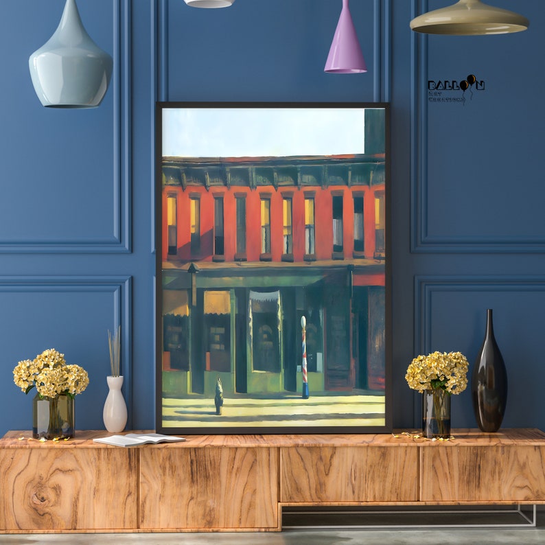 Edward Hopper, Early Sunday Morning, 1930, Edward Hopper Print, Realism ...