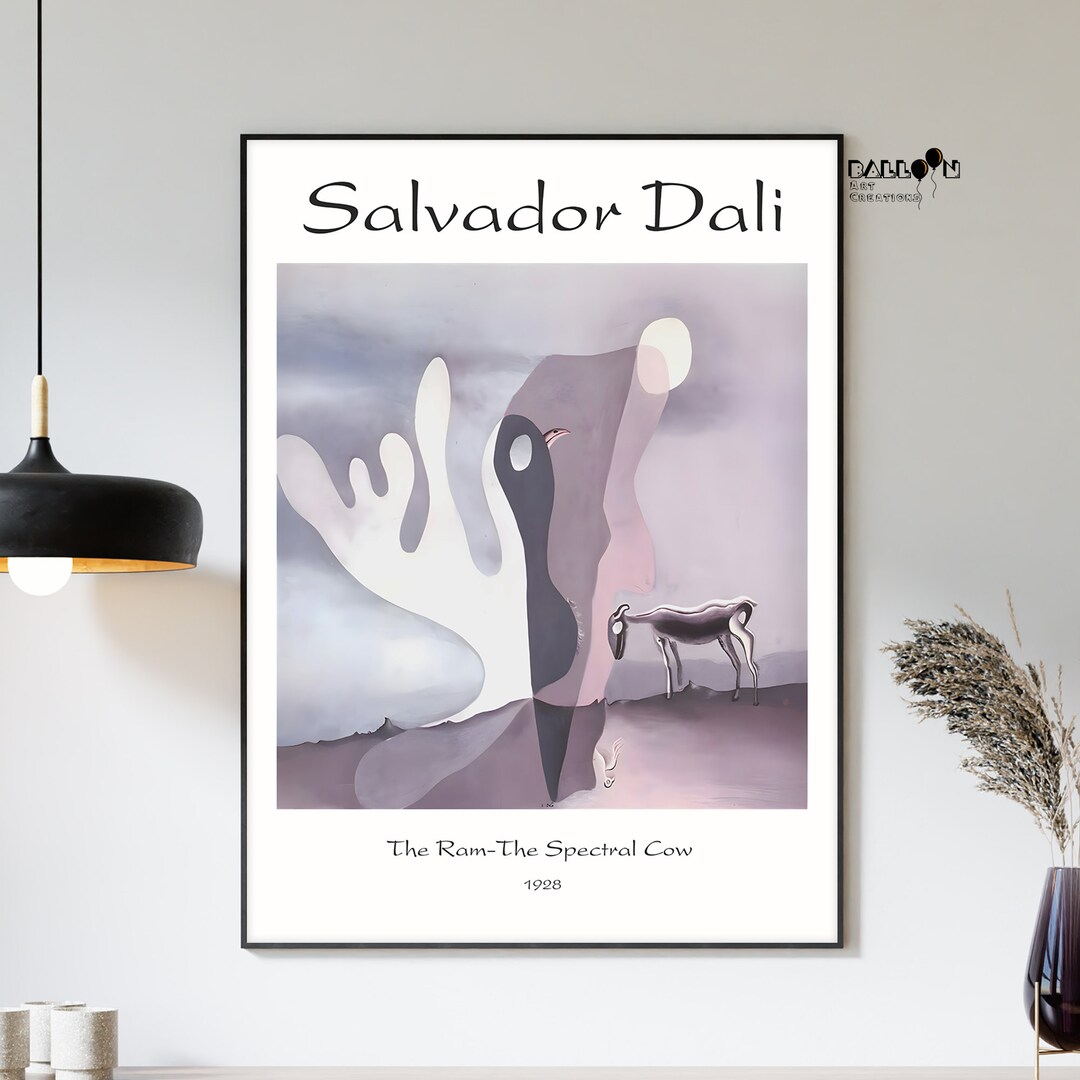 Salvador Dali, the Ram-the Spectral Cow, 1928, Salvador Dali Print ...