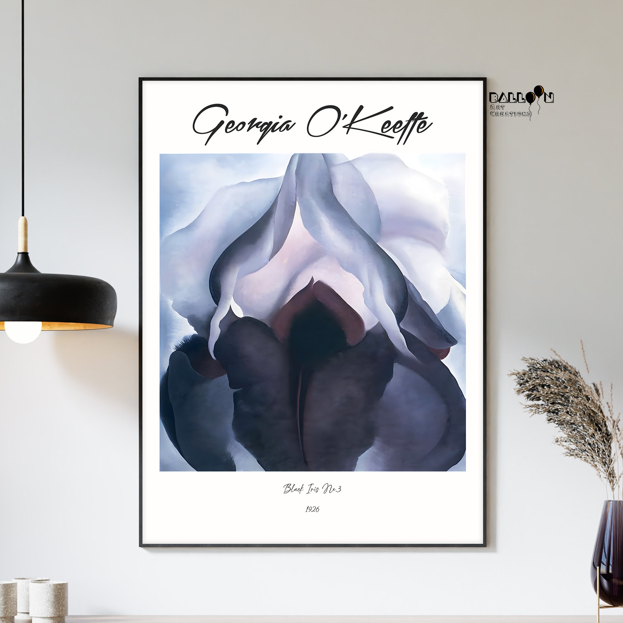 Georgia O'keeffe, Black Iris No.3, 1926, Georgia O Keeffe Print, Modern ...