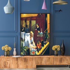 Edward Hopper, Table for Ladies, 1930, Hopper Wall Print, Home Wall Art ...