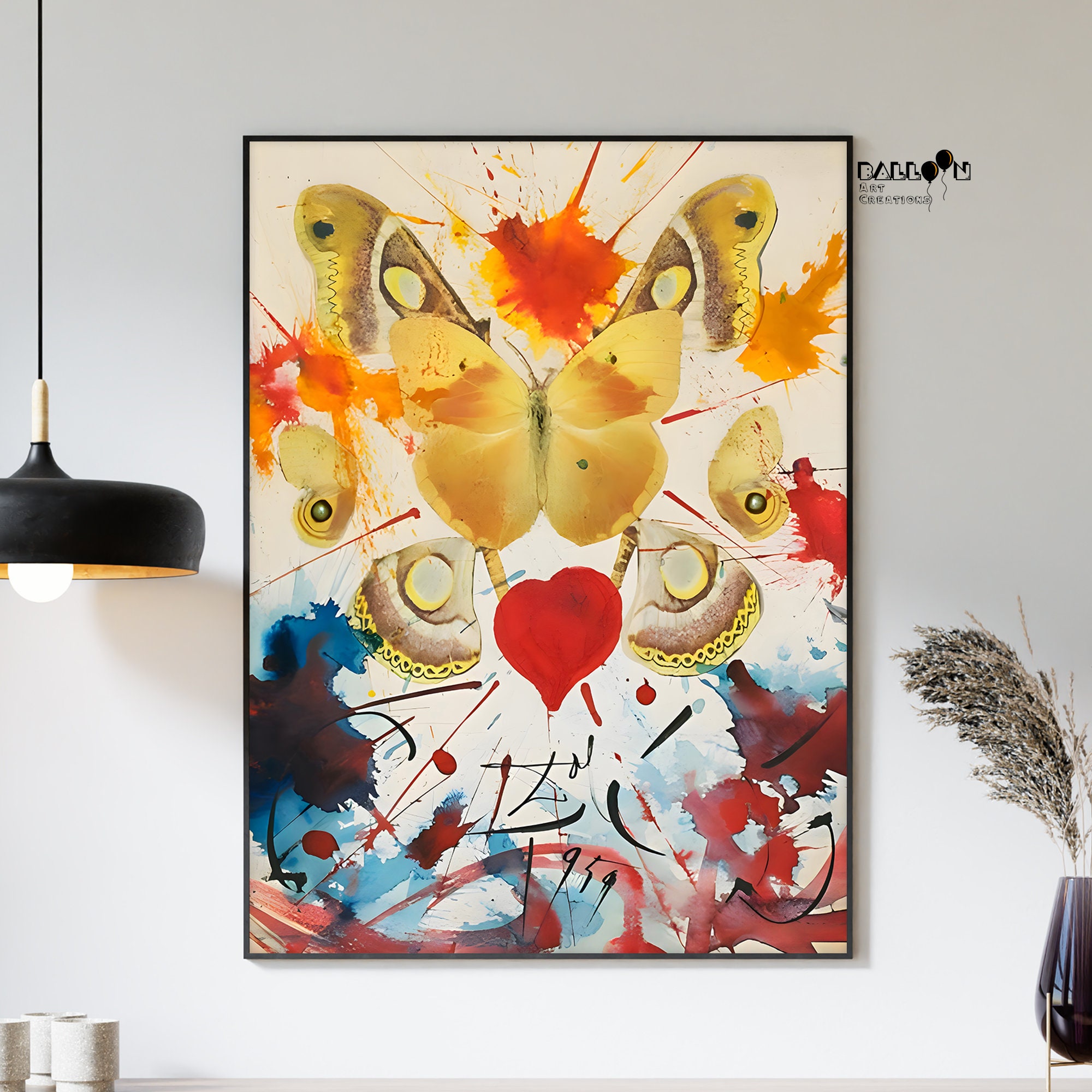Salvador Dali, Extravaganza, 1959, Dali Print, Butterfly Poster ...