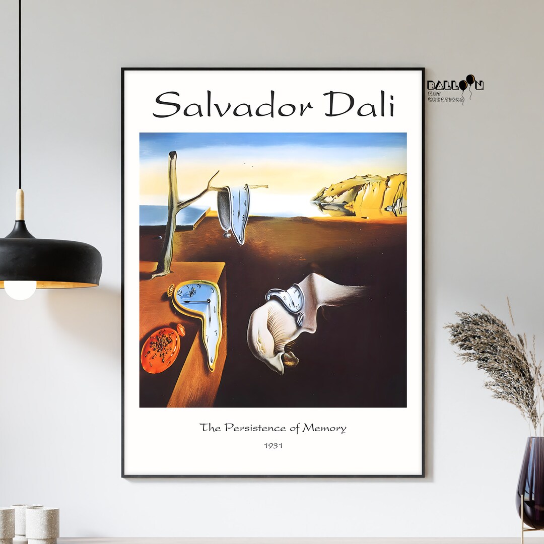 Salvador Dali, the Persistence of Memory, 1931, Salvador Dali Poster ...