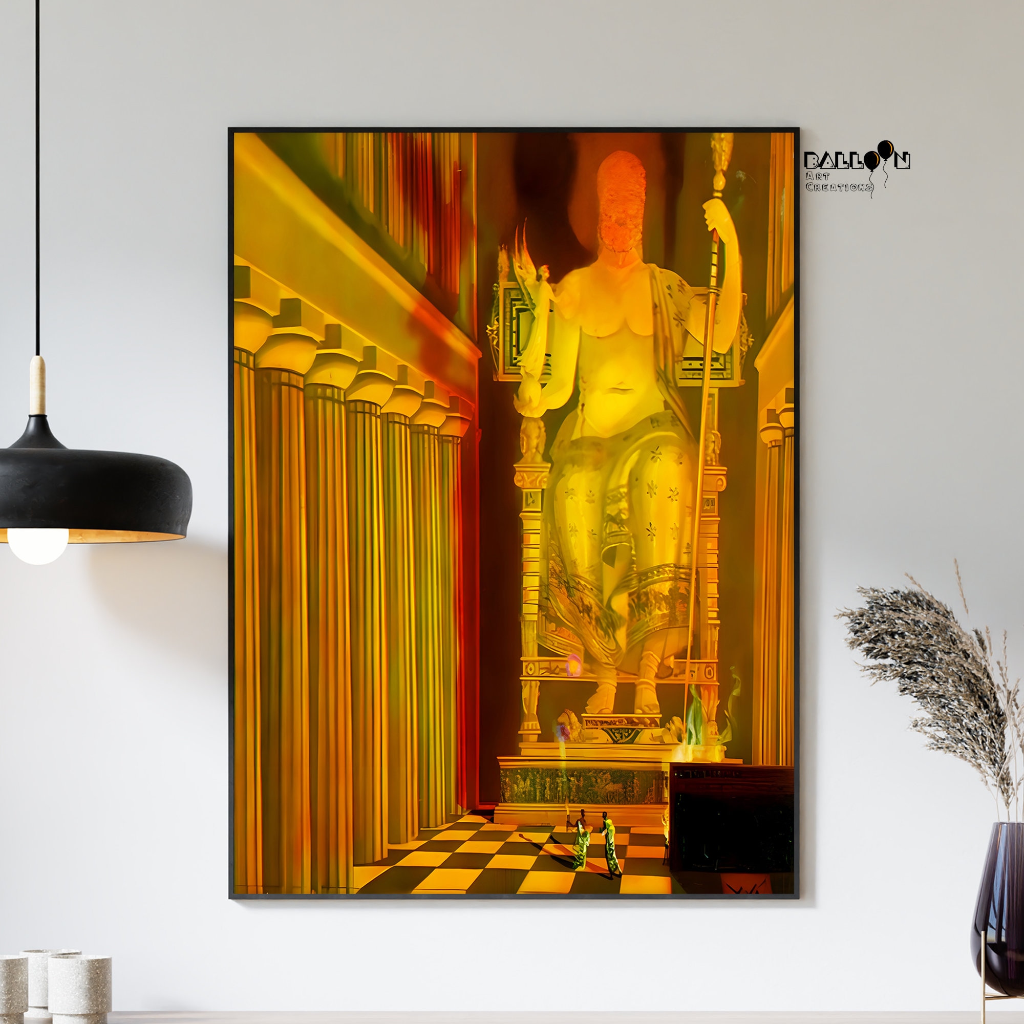 Salvador Dali, Statue of Olympic Zeus, 1954, Salvador Dali Poster ...