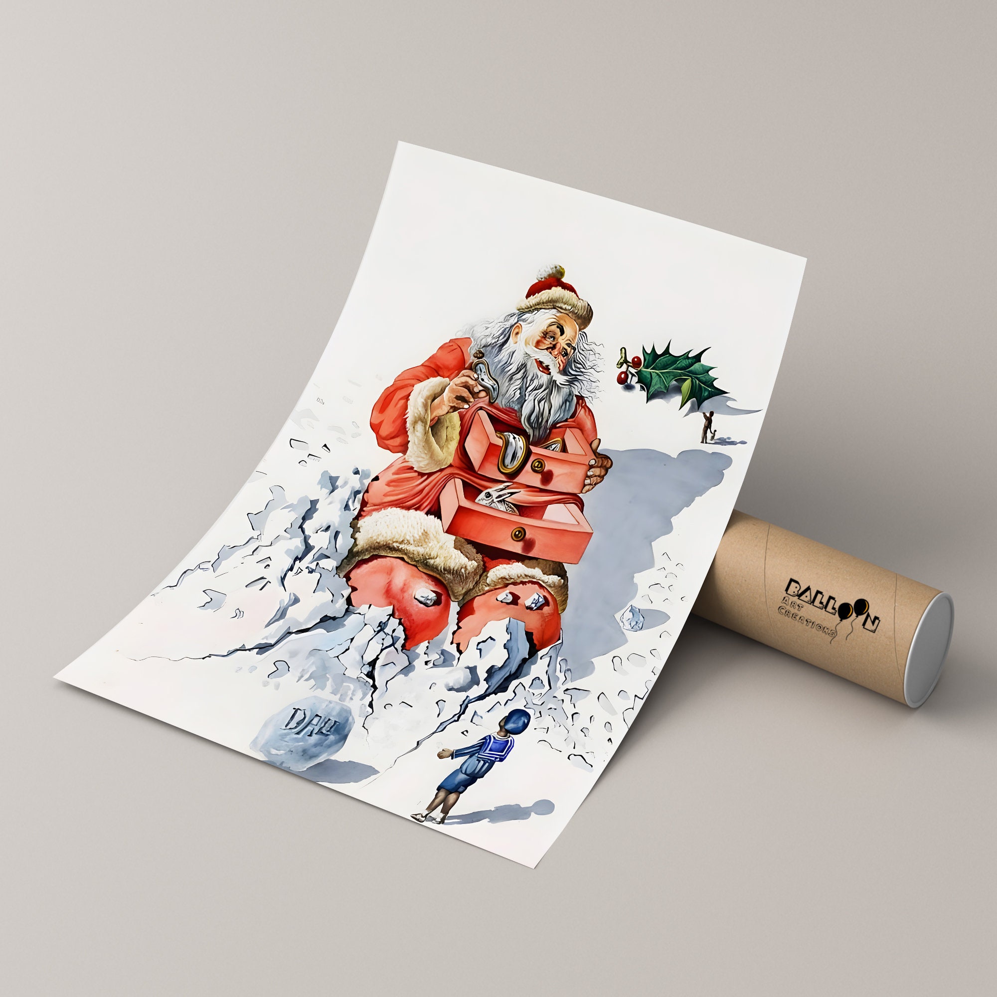 Salvador Dali, Santa With Drawers, 1948, Salvador Dali Poster, Dali ...