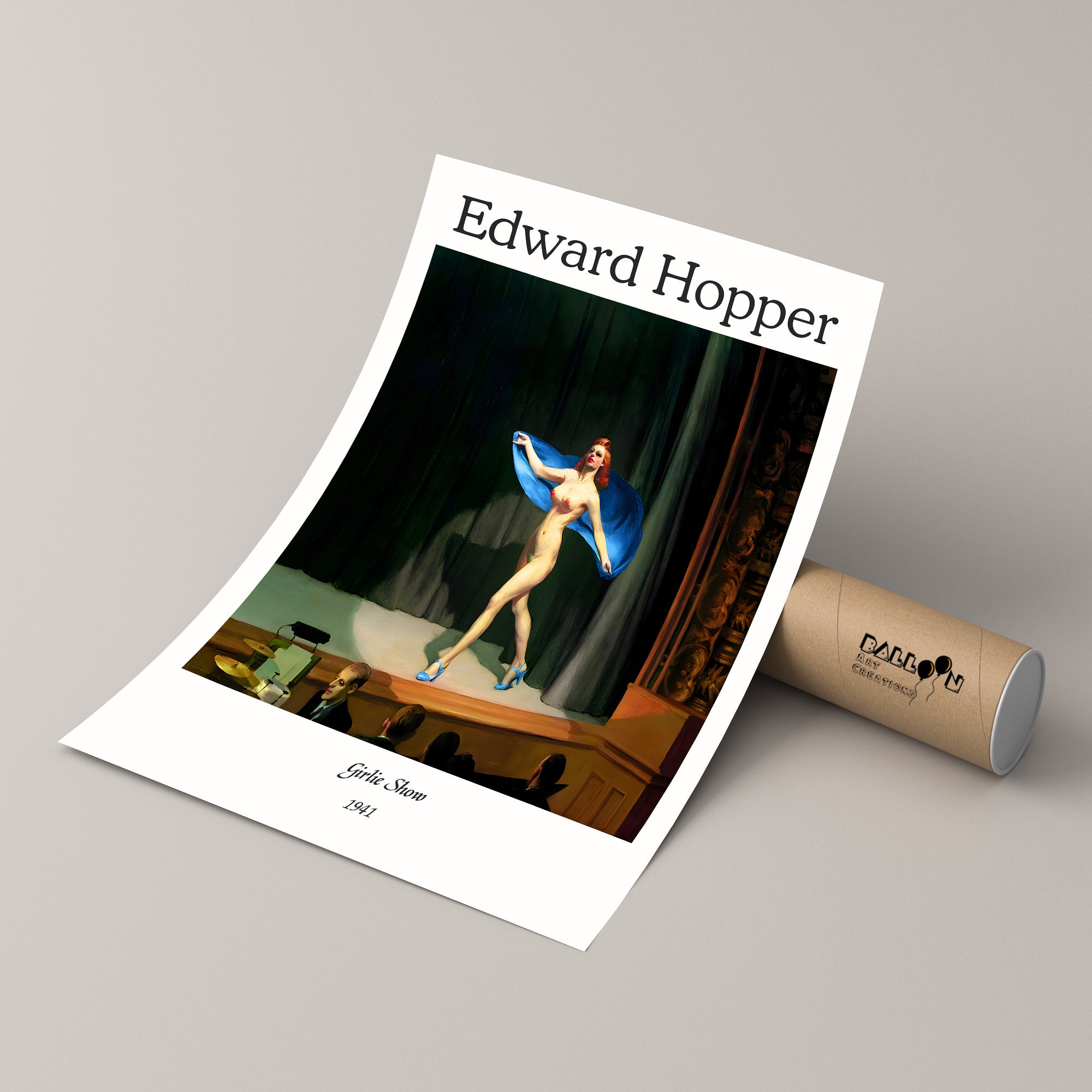 Girlie Show Edward Hopper