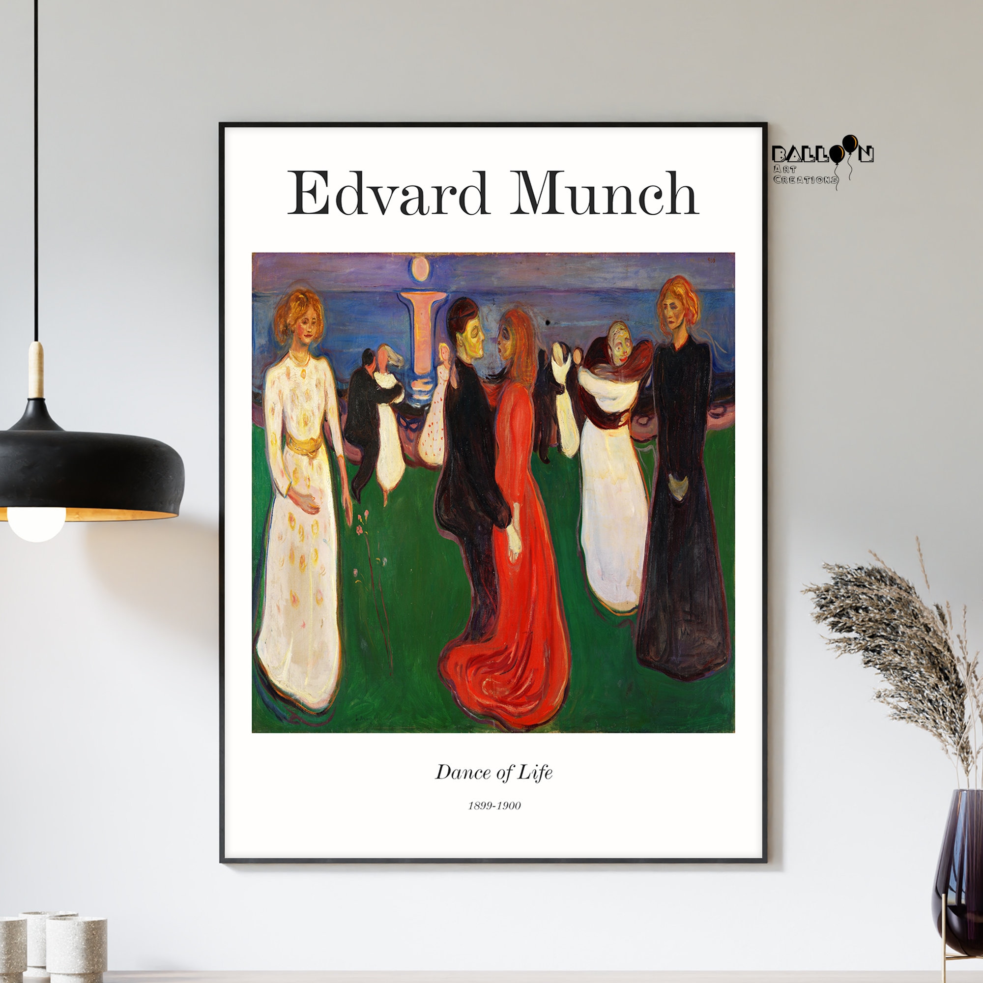 Edvard Munch, Dance of Life, 1899-1900, Edvard Munch Poster, Munch Wall ...