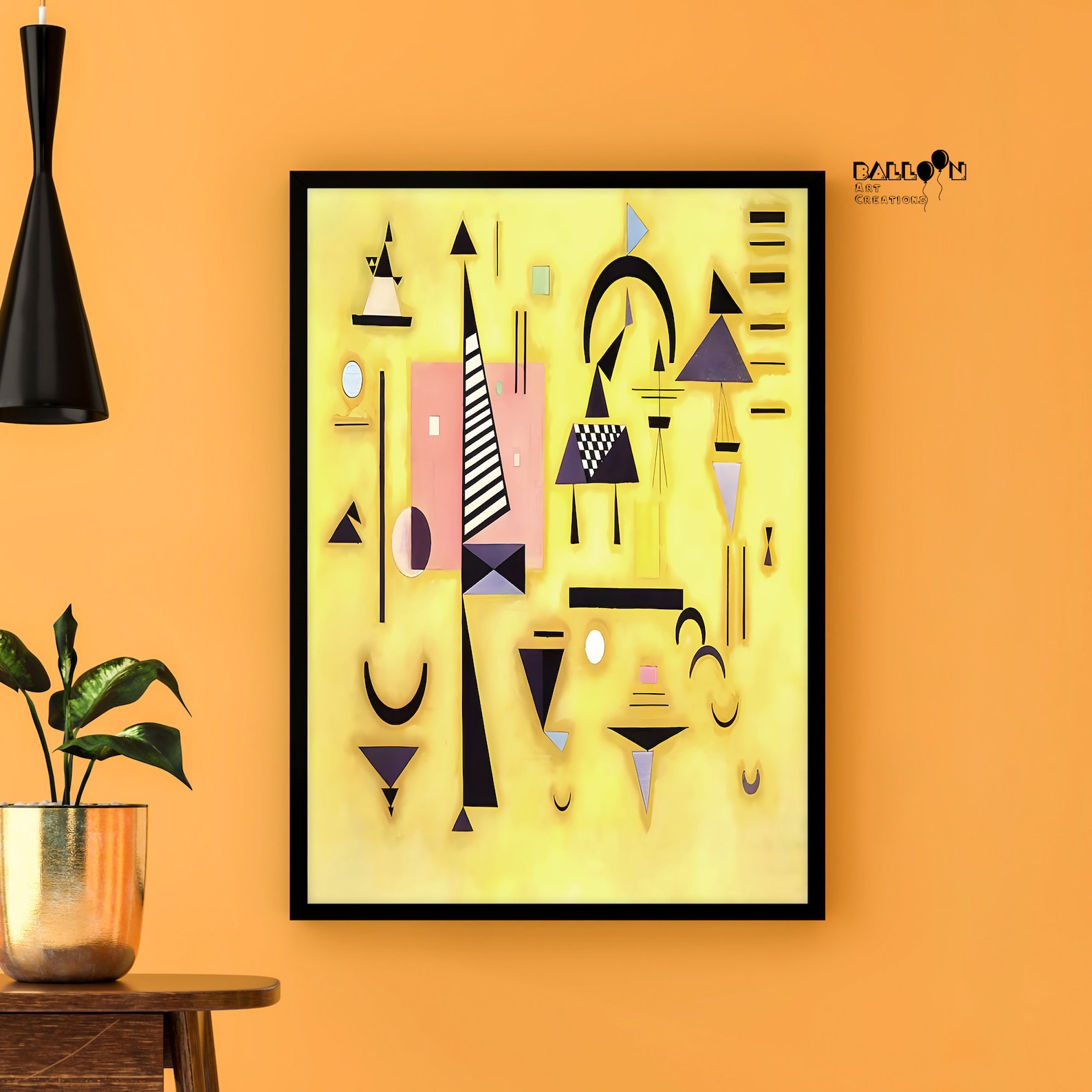 Wassily Kandinsky, Decisive Pink, 1932, Kandinsky Poster, Expressionist ...