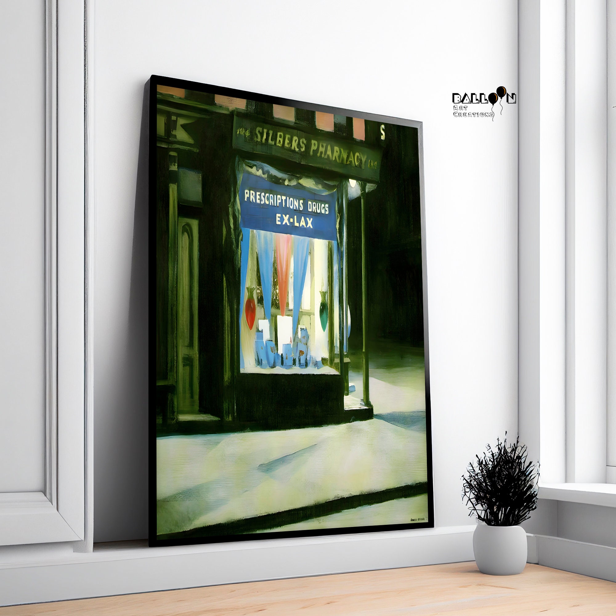 Edward Hopper, Drug Store, 1927, Edward Hopper Print, Exhibition Poster ...