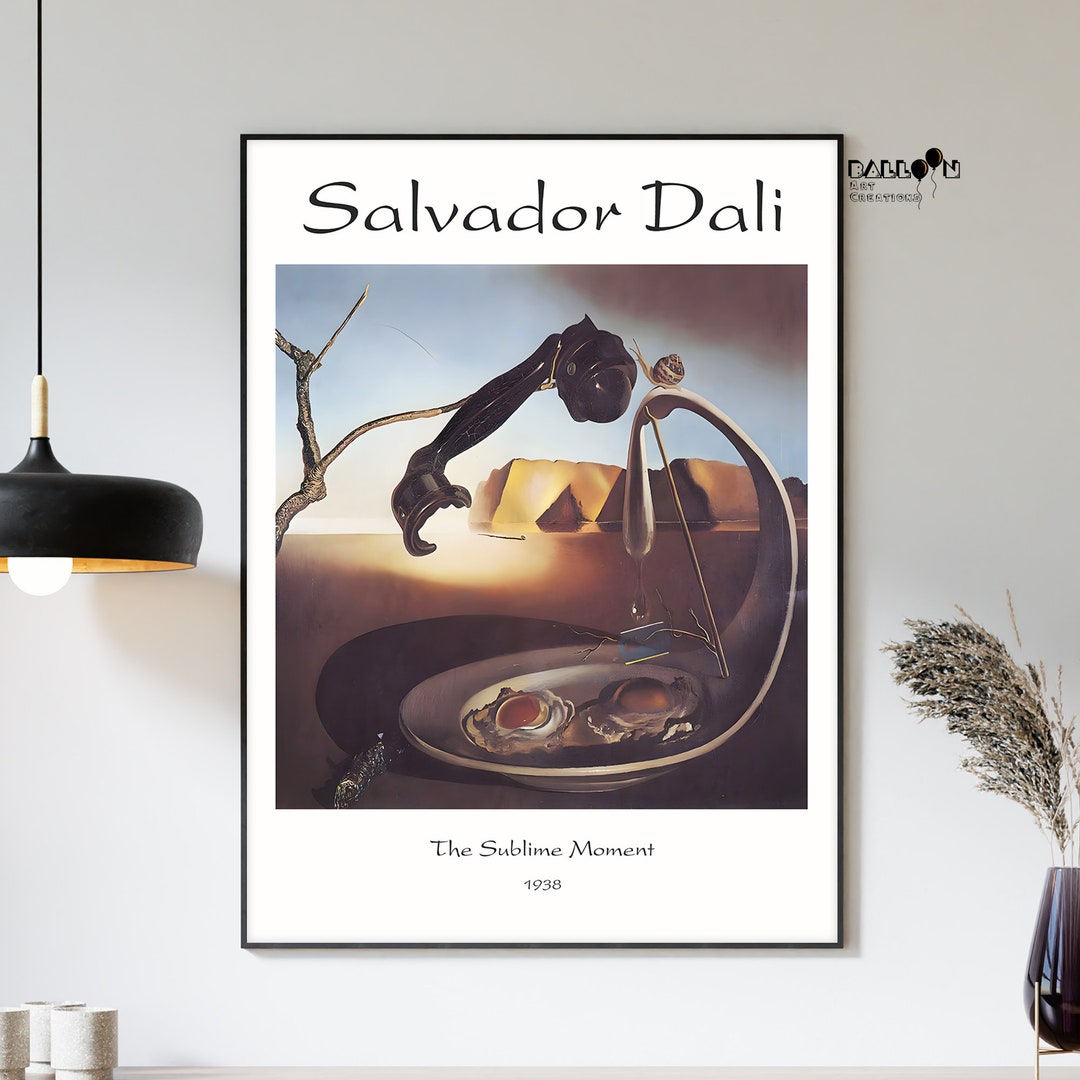 Salvador Dali, the Sublime Moment, 1938, Salvador Dali Print, Dali ...