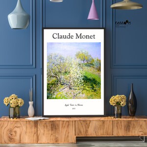 Claude Monet, Apple Trees in Bloom, 1873, Claude Monet Print, Gift Idea ...