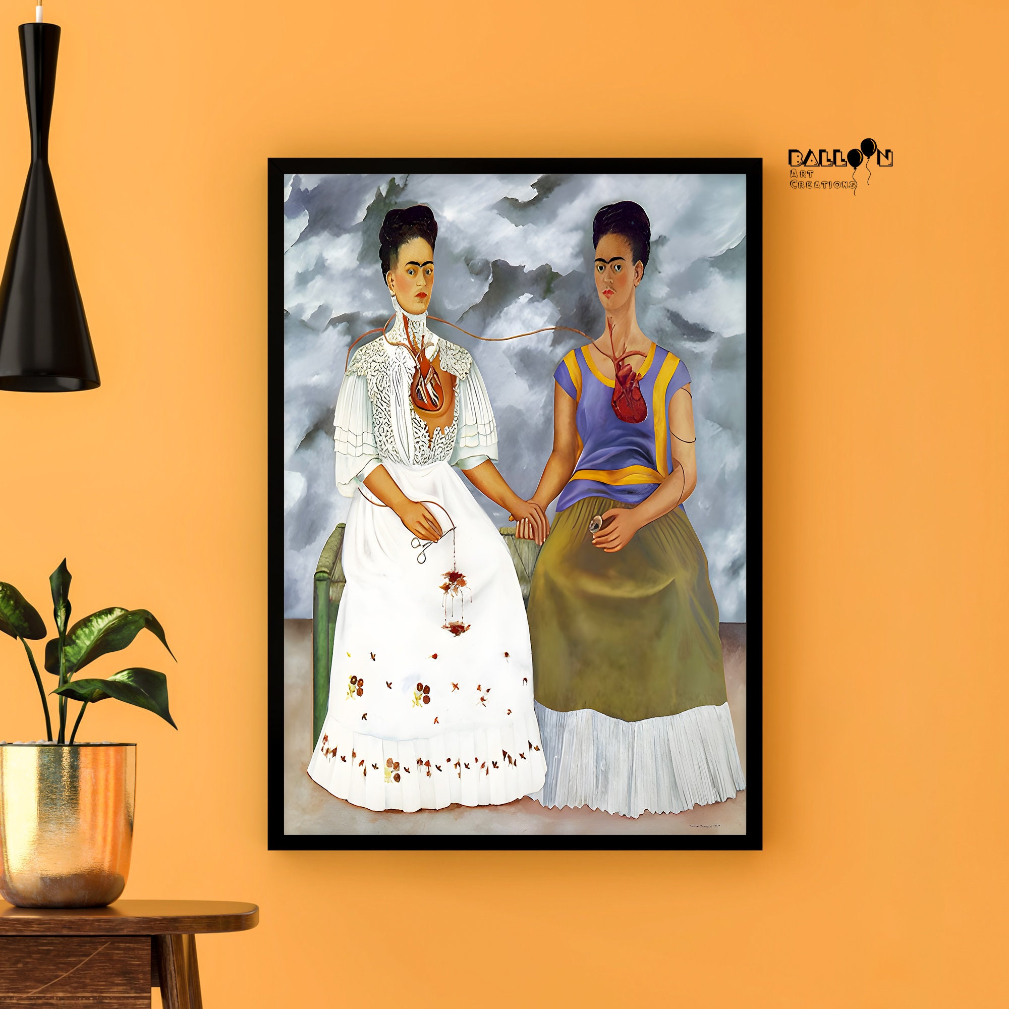 Frida Kahlo, Las Dos Fridas, 1939, Frida Kahlo Wall Art, Feminism Art ...