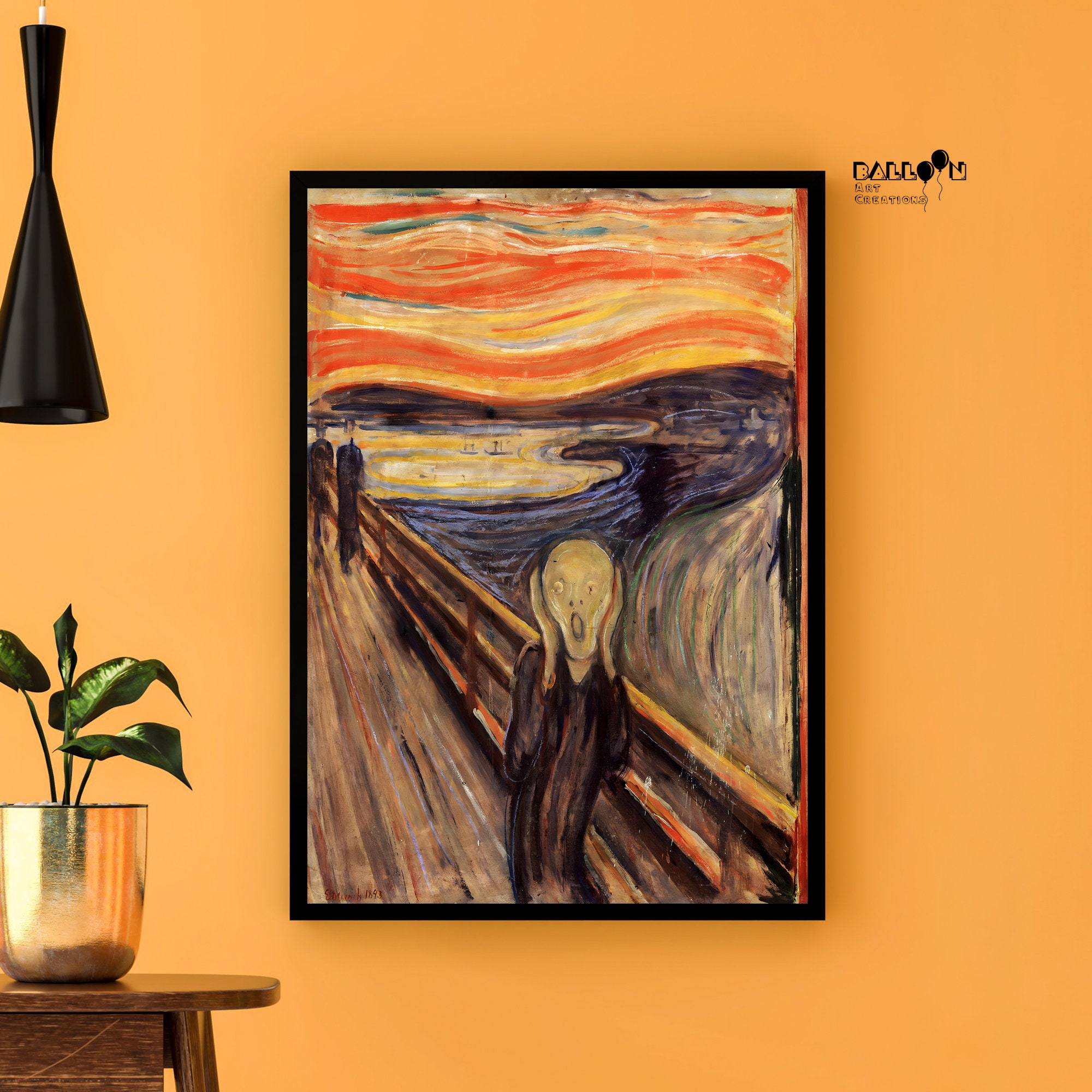 Edvard Munch, the Scream, 1893, Edvard Munch Poster, Portrait Art ...