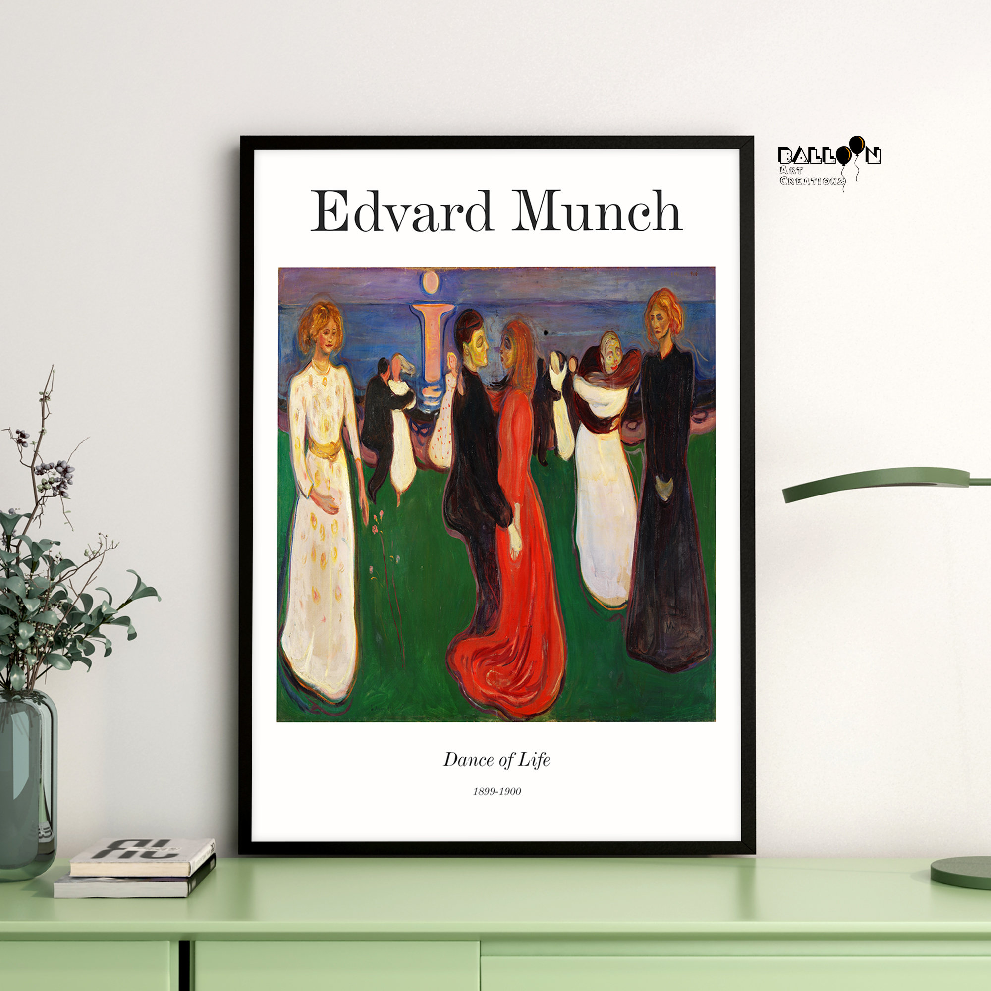 Edvard Munch, Dance of Life, 1899-1900, Edvard Munch Poster, Munch Wall ...